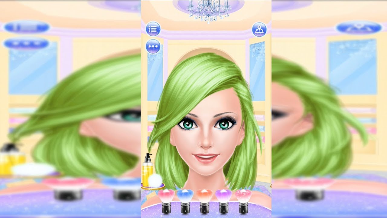 Makeup Stylist Girl Beauty Spa - Princess makeup games #2 - YouTube