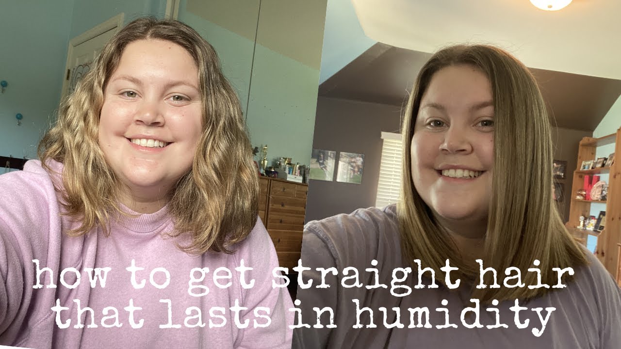 HOW TO TO MAKE YOUR STRAIGHT HAIR LAST THROUGH HUMIDITY - YouTube