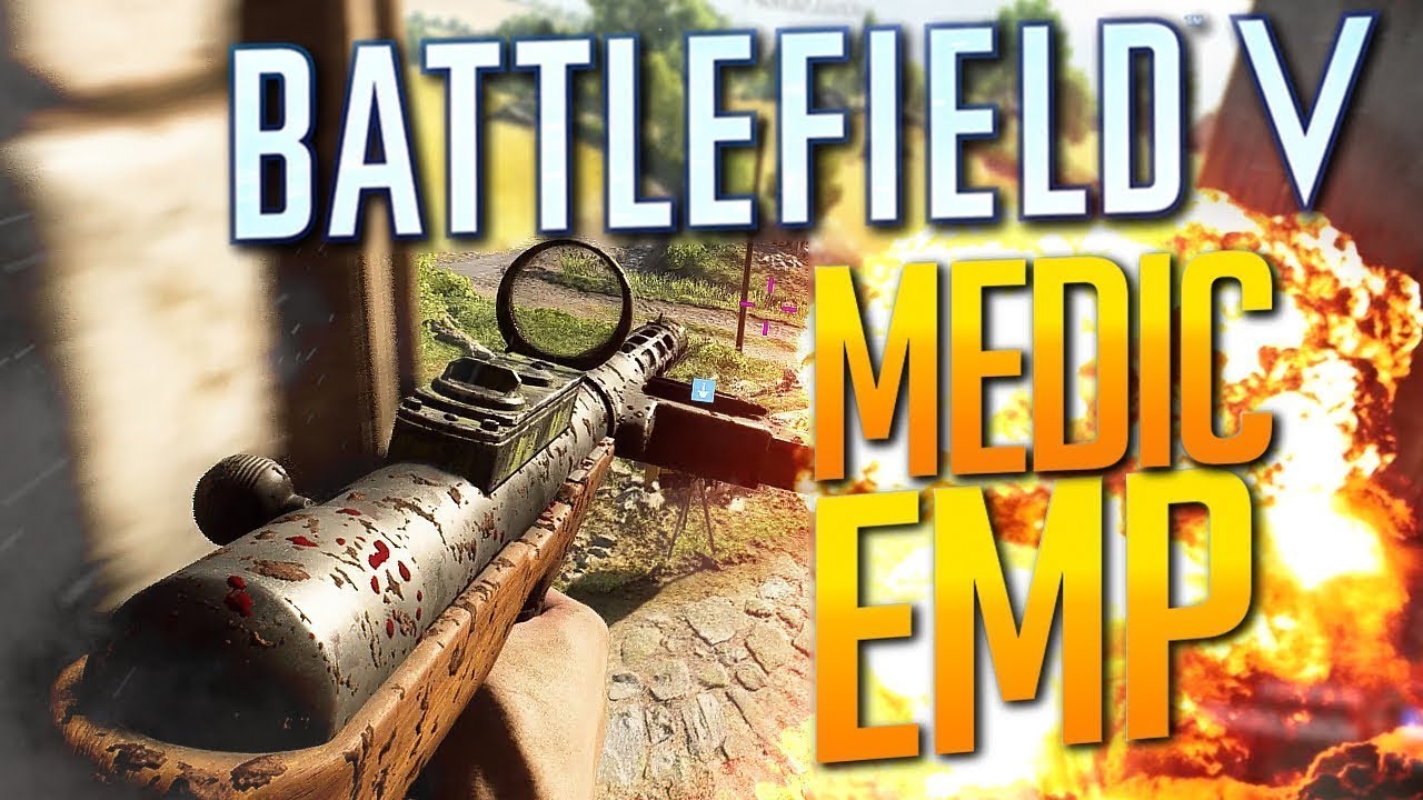 battlefield v medic holding [ EMP+JUNGLE CARBINE ] #battlefield5 # ...