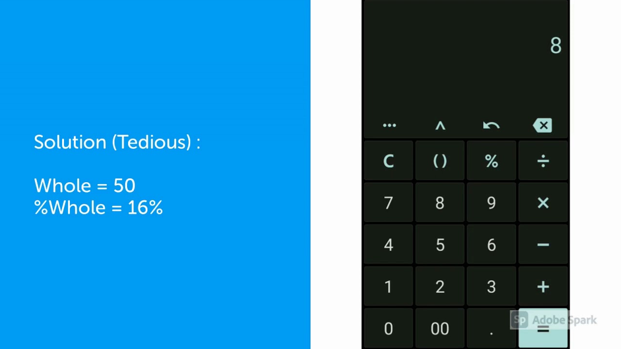 Shortcut to Add Or Subtract Percentages on A Calculator - YouTube