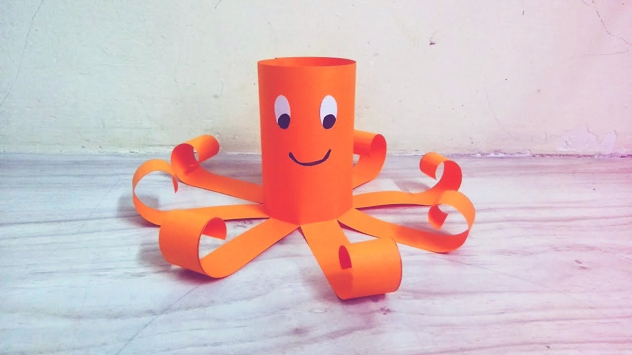 How to make Octopus using paper | paper crafts - YouTube