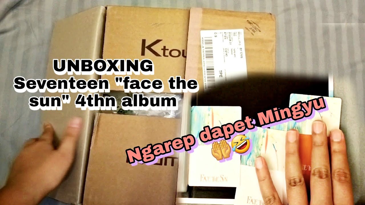 (Part1) Unboxing Seventeen "face the sun" 4thn album kit & carat ...