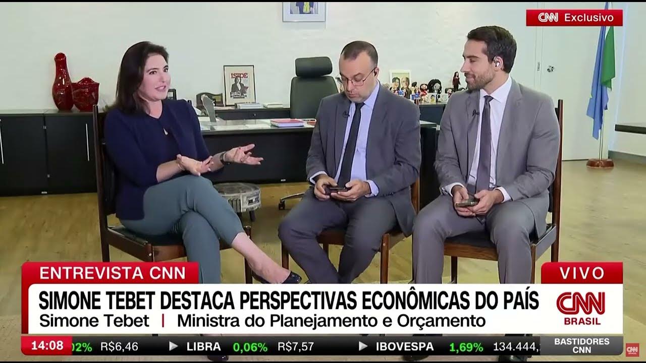 Ministra Simone Tebet em entrevista para Gustavo Uribe e Daniel Ritner na CNN - YouTube