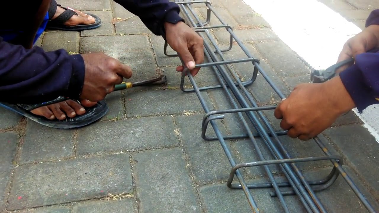 Cara Merakit Besi untuk dijadikan Slub, Ring atau Tiang pada Bangunan ...