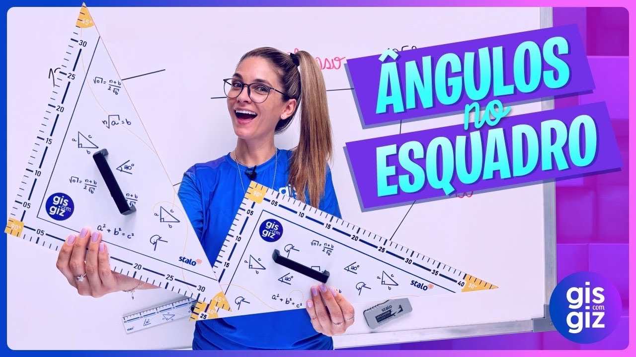ÂNGULOS NO ESQUADRO - CONSTRUÇÃO DE ÂNGULOS - YouTube