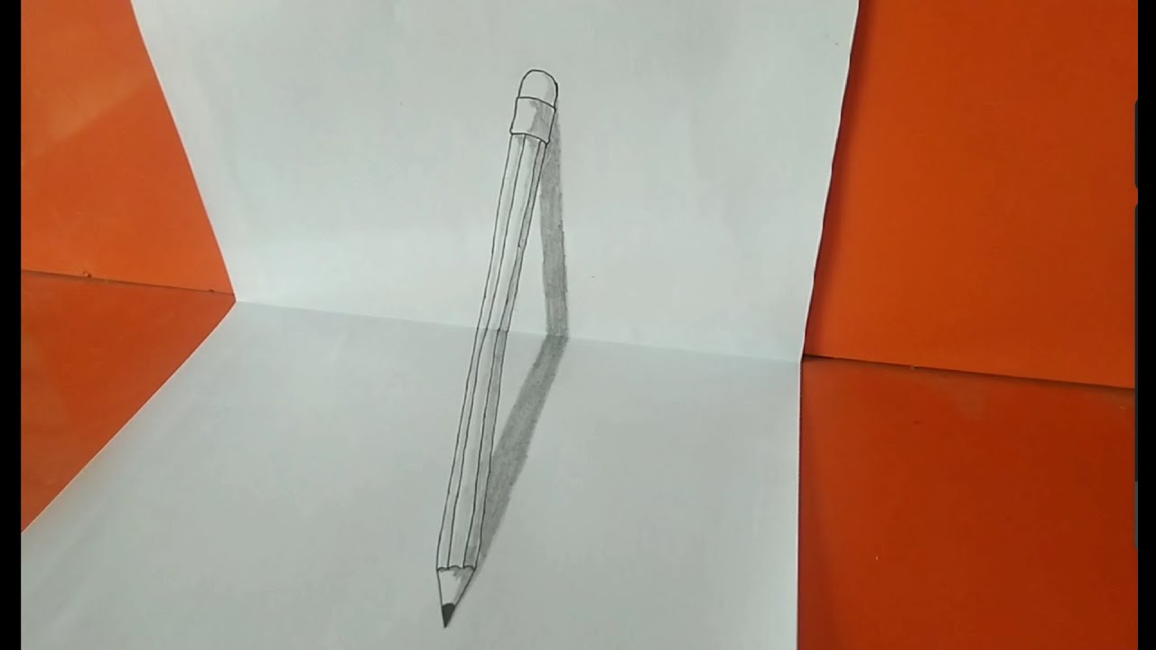 Menggambar 3d unik | how to drawing 3d unique - YouTube