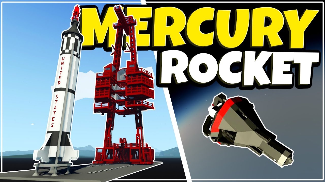 AWESOME MERCURY ROCKET LAUNCH In Stormworks SPACE DLC! - YouTube