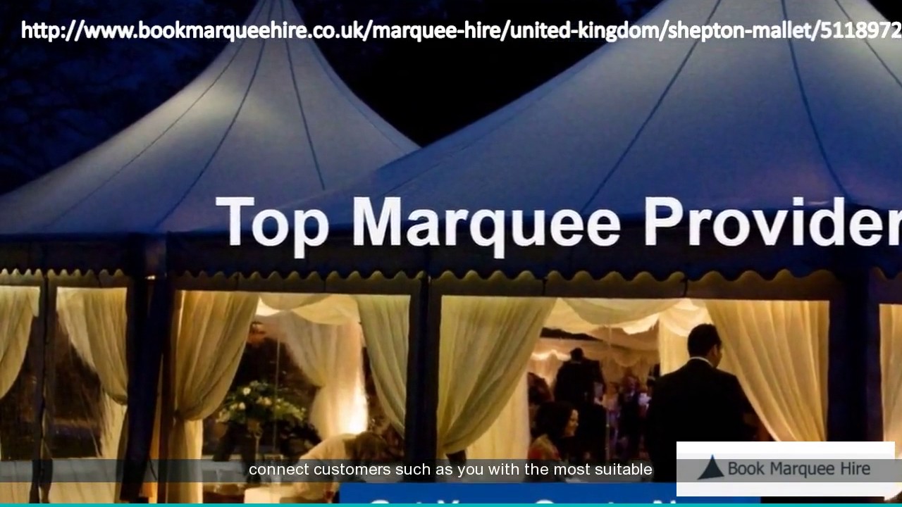 Shepton Mallet Marquee Rental - YouTube