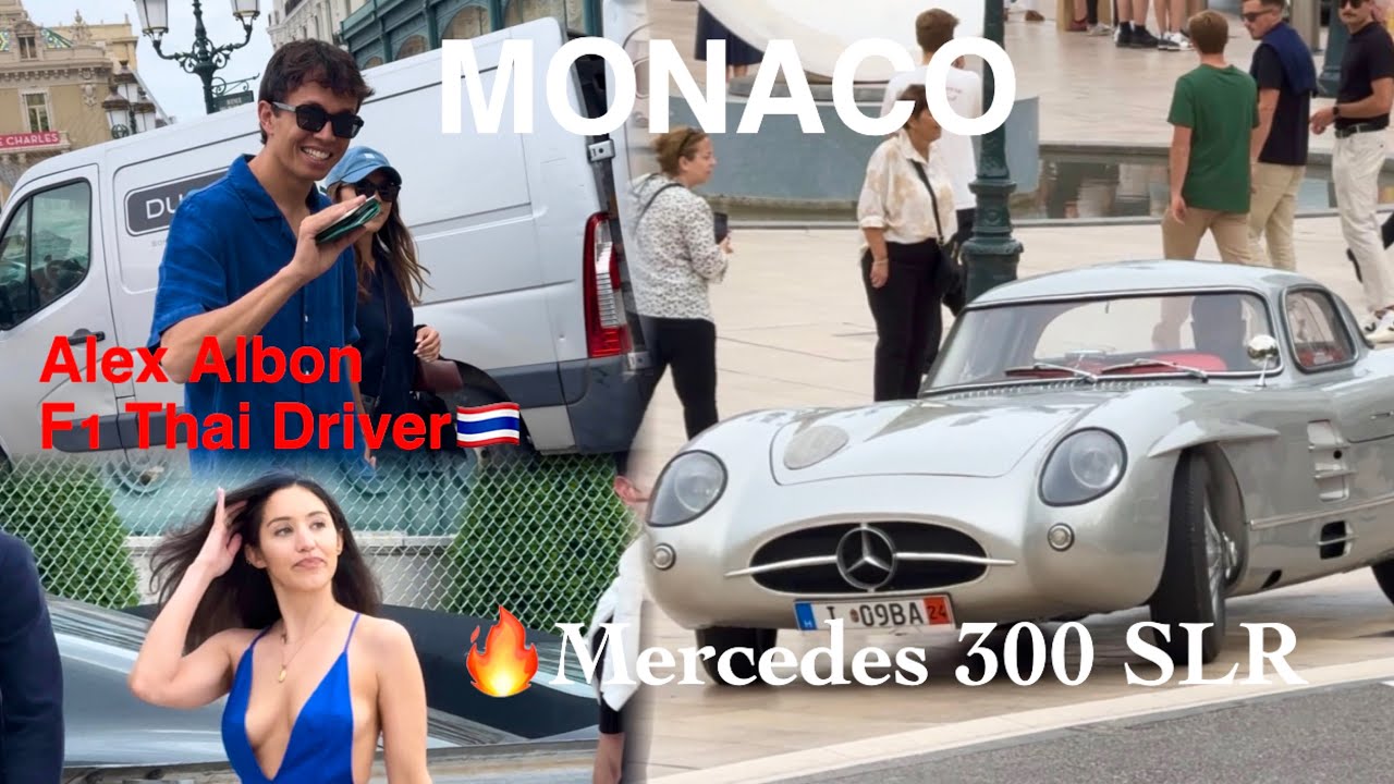 F1 DRIVER ALEX ALBON🇹🇭 AFTER GP 2024,MERCEDES 300SLR-KOENIGSEGG CC850# ...