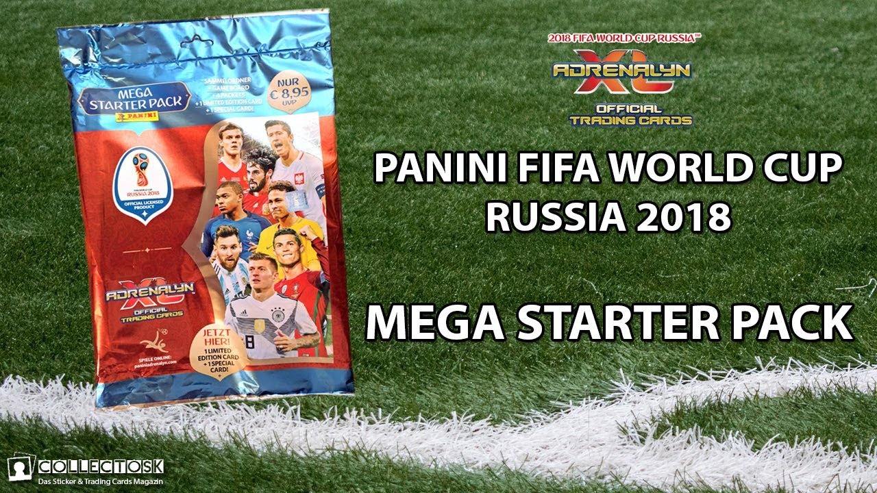Panini FIFA World Cup Russia 2018 Adrenalyn XL - Mega Starter Pack ...