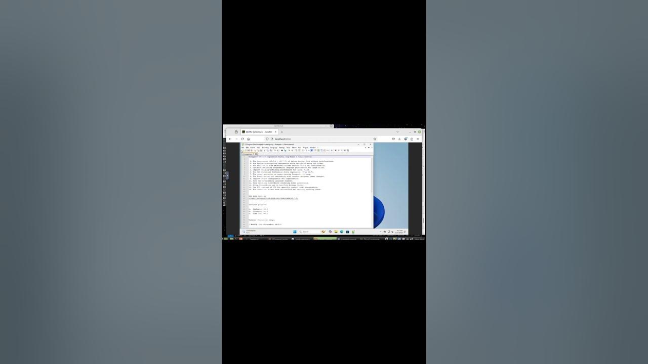 Docker cloud computing windows 11 notepad++ text editor - YouTube