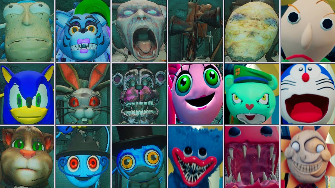 Compilation of Capturing All Characters Scene in Poppy Playtime Chapter ...