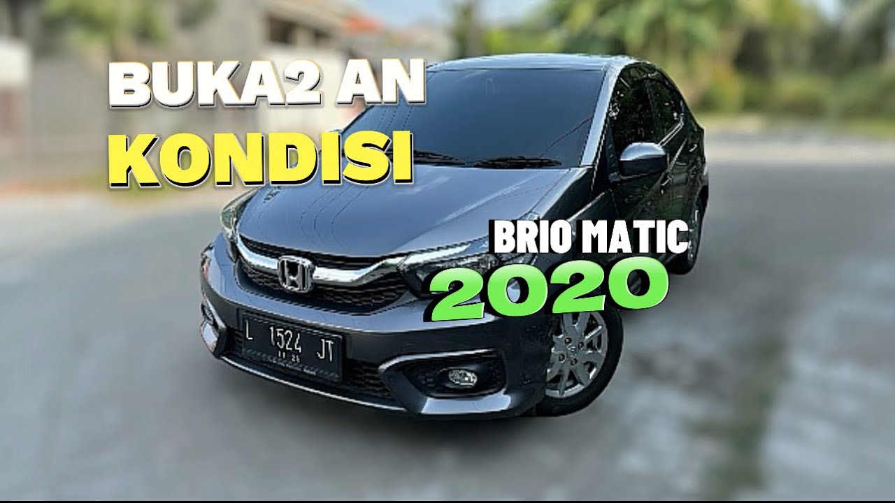 Kondisi brio matic 2020 dengan kilometer 27 ribu - YouTube