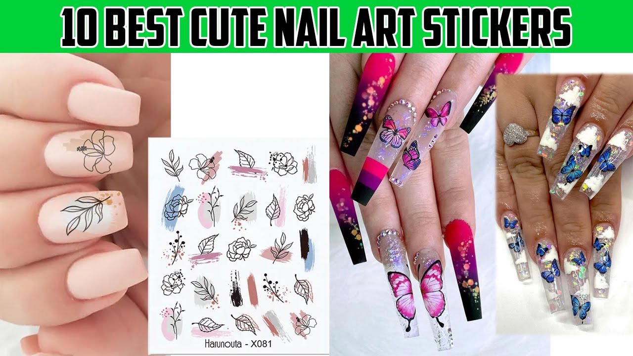 Top 10 Cute Nail Stickers | Best Nail Art Stickers | Ladies Corner ...