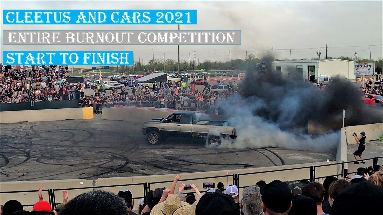 2021 Cleetus and Cars Entire Burnout Competition - YouTube
