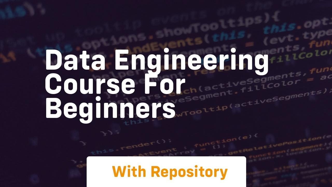 data engineering course for beginners - YouTube