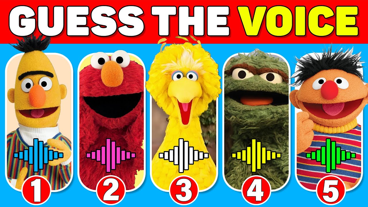 Sesame Street | Guess the Sesame Street Characters by Their Voice ...
