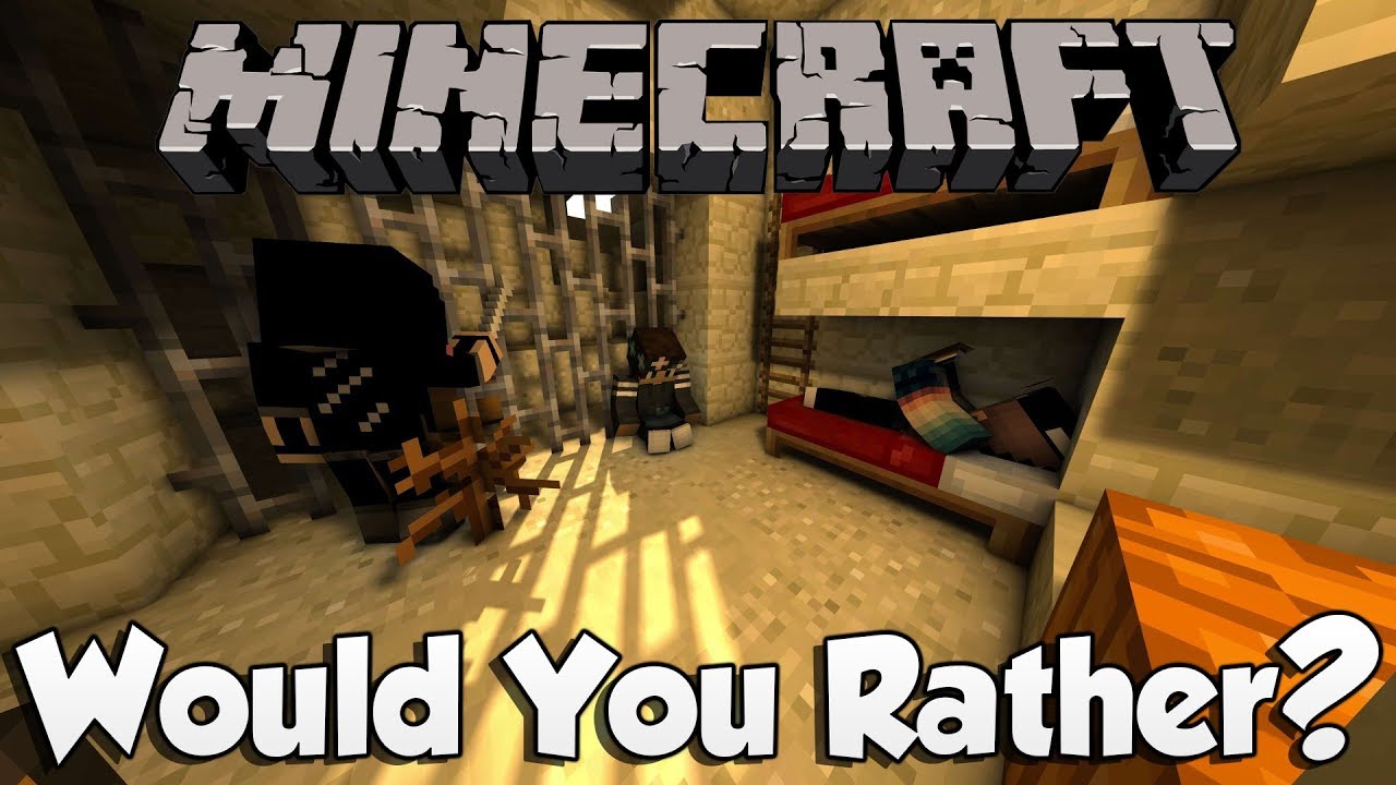 Minecraft: WOULD YOU RATHER? | Mini-Game - YouTube