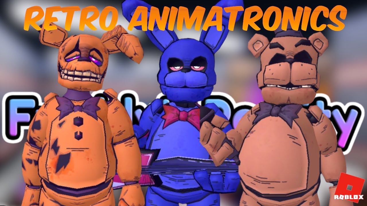 Freddys Reality RETRO Animatronics FNAF 1 REVAMP - YouTube