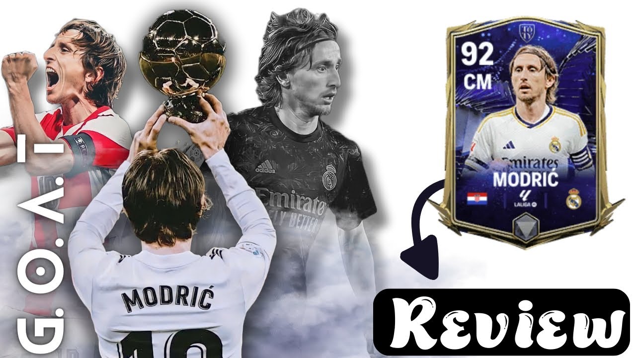 92 TOTY Modric review in ea fc mobile|Best cm in EA FC MOBILE| Modric ...