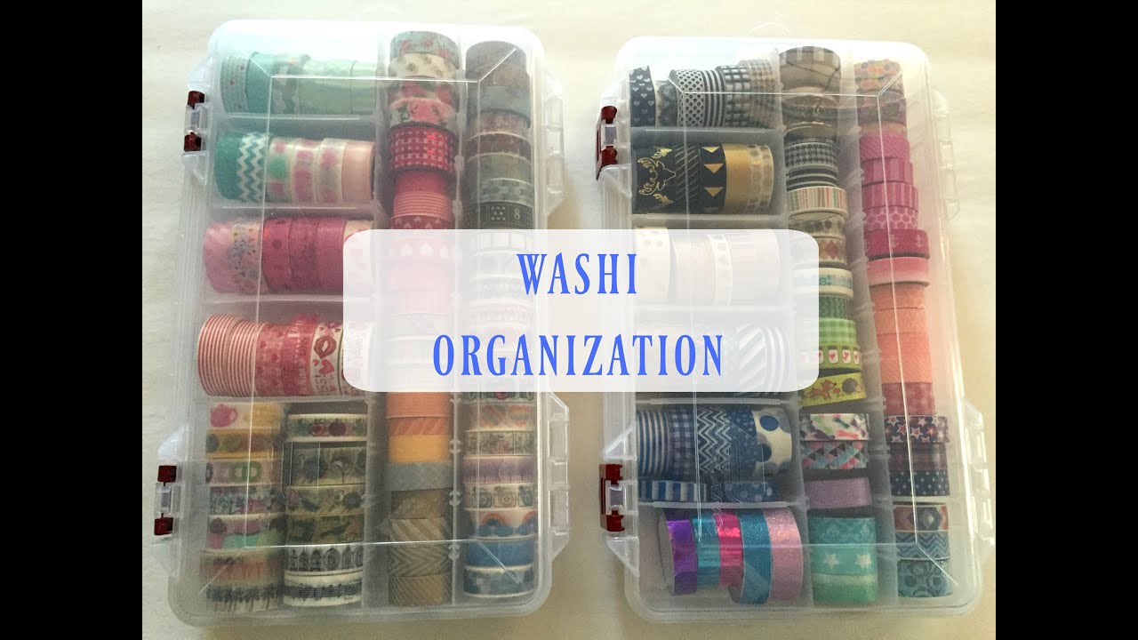 $5.50 WASHI STORAGE | Organization Part 2 - YouTube