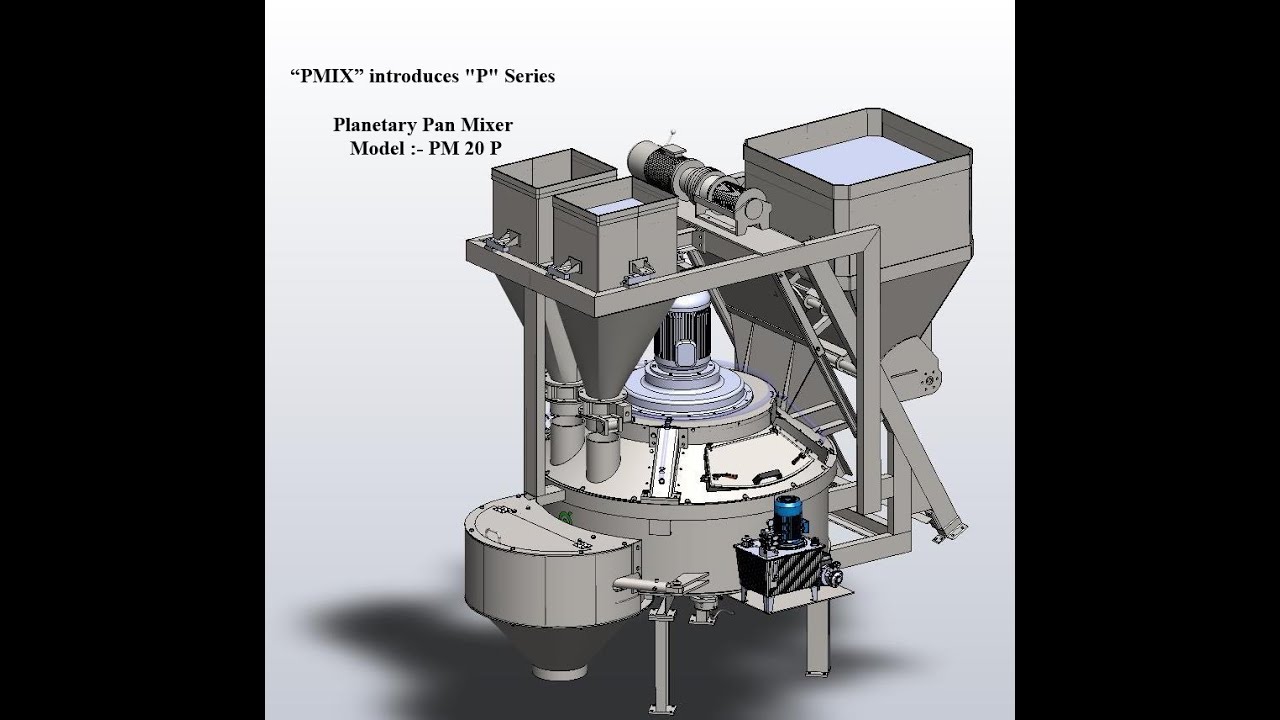 "PMIX" Planetary Concrete Mixer - Model :- PM 20 P - YouTube