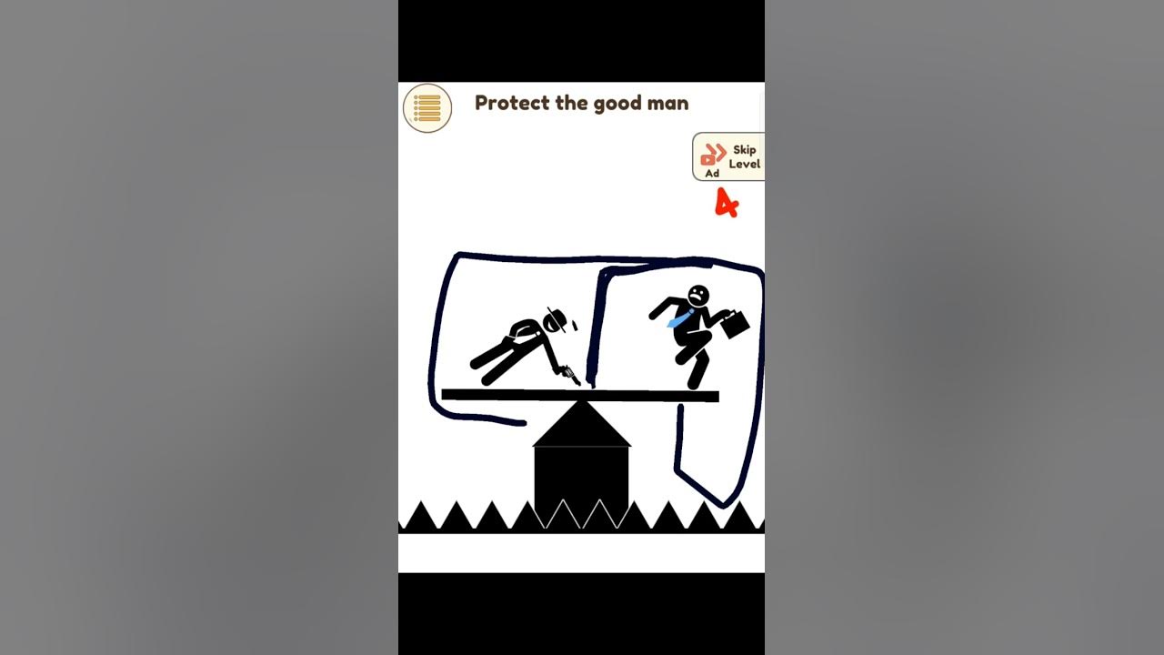 Protect the good stickman. stickman game. #draw2save #shorts - YouTube