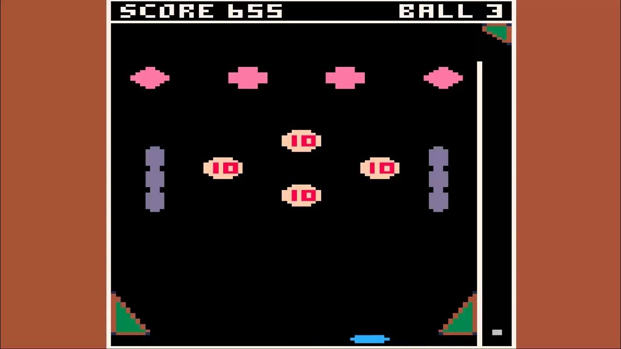 PINBALL PONG by Isidor PICO 8 Fantasy Virtual Console Lexaloffle Games com Flipper - YouTube
