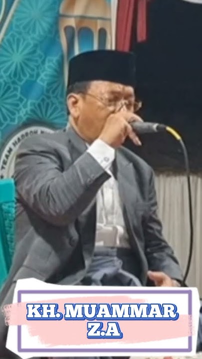 KH. MUAMMAR Z.A - YouTube