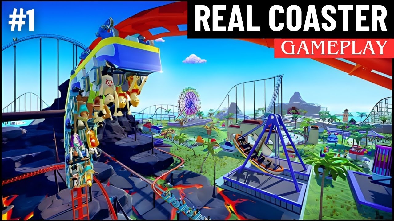 Building New Theme Park 🎡🎠🎢 | Real Coaster Gameplay - YouTube
