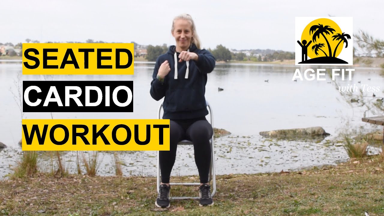 Seated Cardio Workout (Build Cardiovascular Fitness) - YouTube