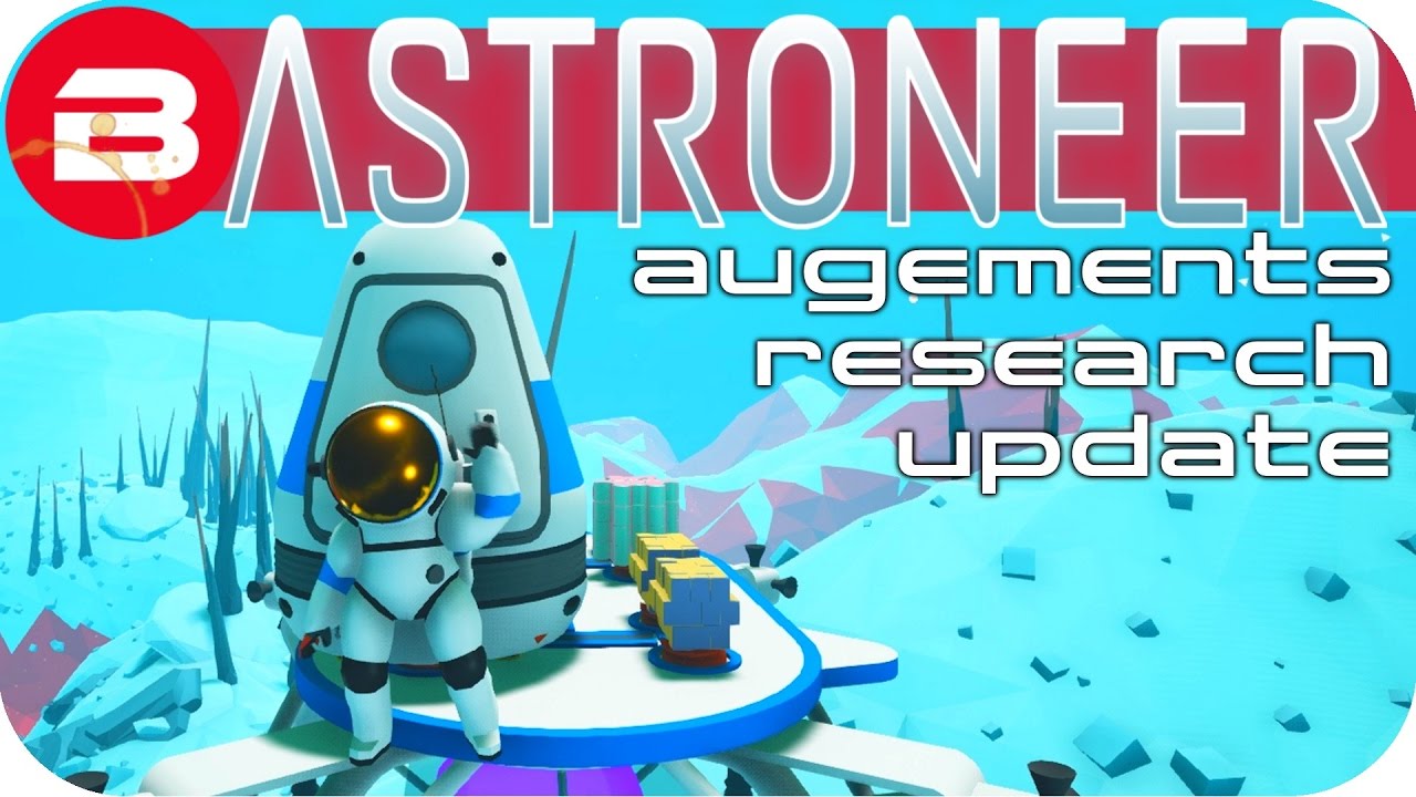 Astroneer Gameplay - MINING COLONY AUGMENT & RESEARCH CURVE UPDATE Lets ...