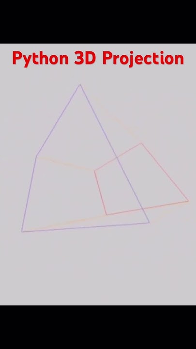 Python 3D Projection - YouTube