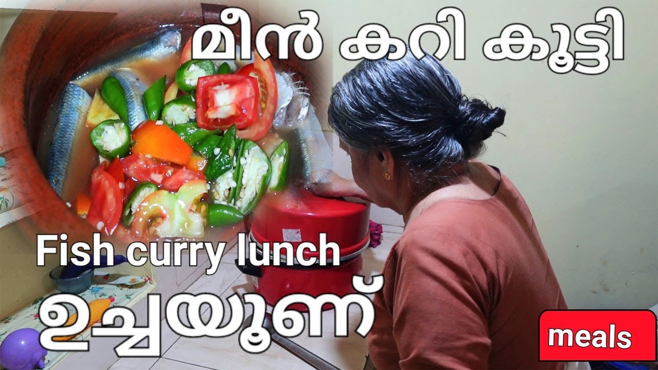 മത്തിക്കറി കൂട്ടി ഇന്നത്തെ ഉച്ചയൂണ് /simple ഊണ് mathi curry meals/fish ...