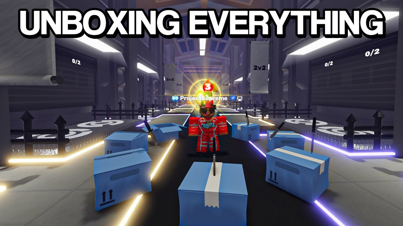 UNBOXING EVERY CASE IN ROBLOX RIVALS - YouTube