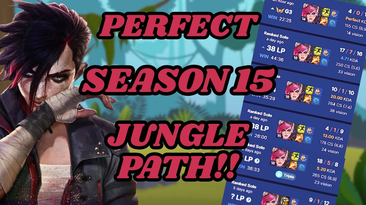The PERFECT Beginners Guide To JUNGLE PATHING For SEASON 15 - League of ...