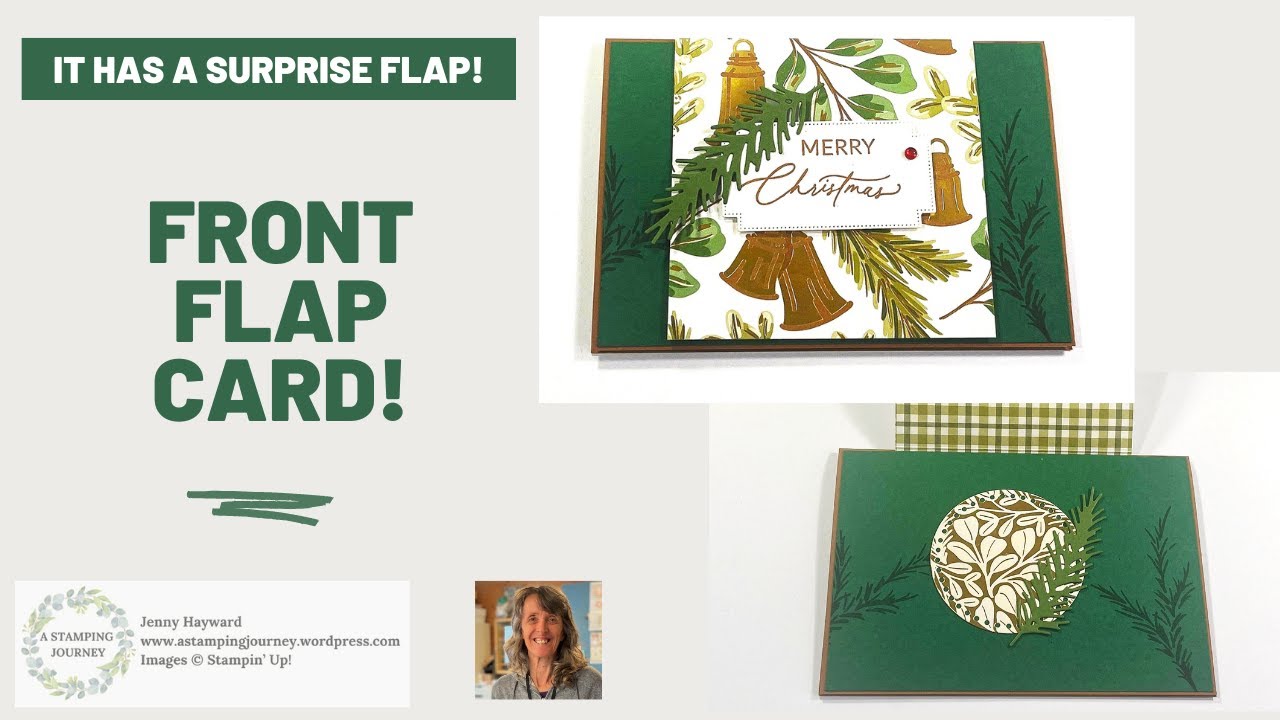 It's a Front Flap Card - with a Surprise Flap | Stampin' Up! | Fun Fold ...