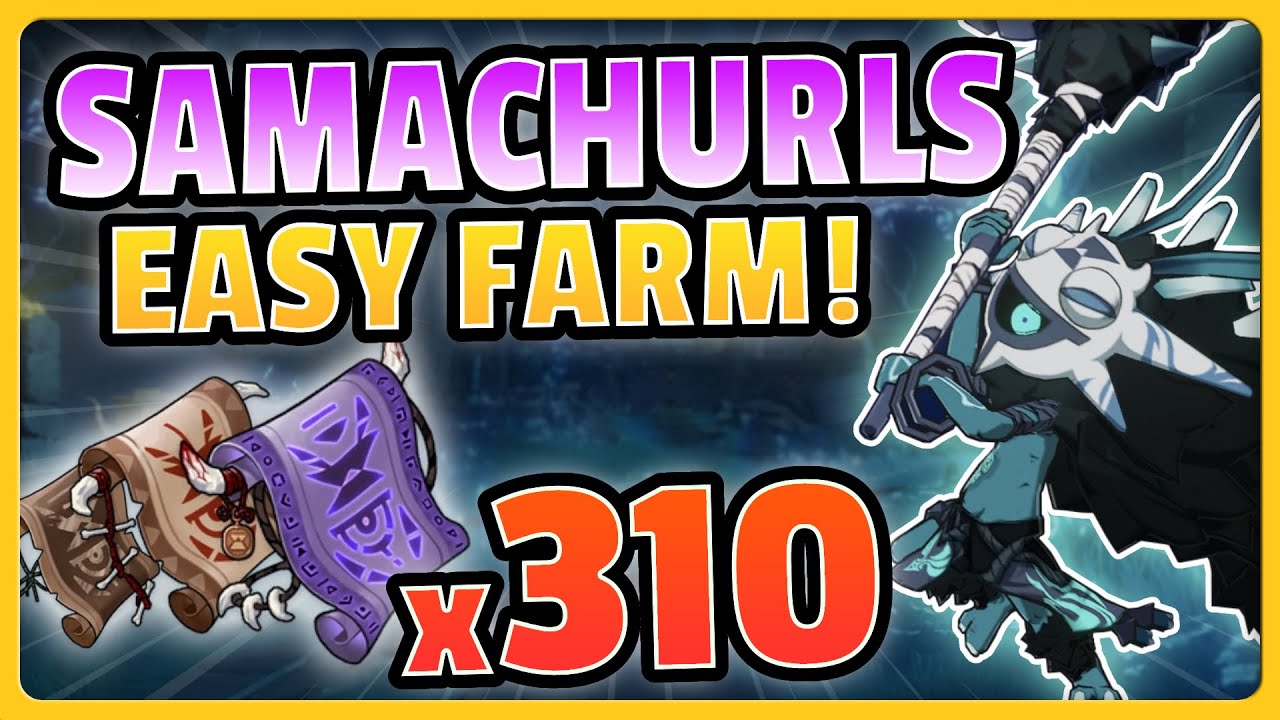 EASY Samachurls FARM! (in 20 Min) EFFICIENT & FAST ROUTE ! | Genshin ...