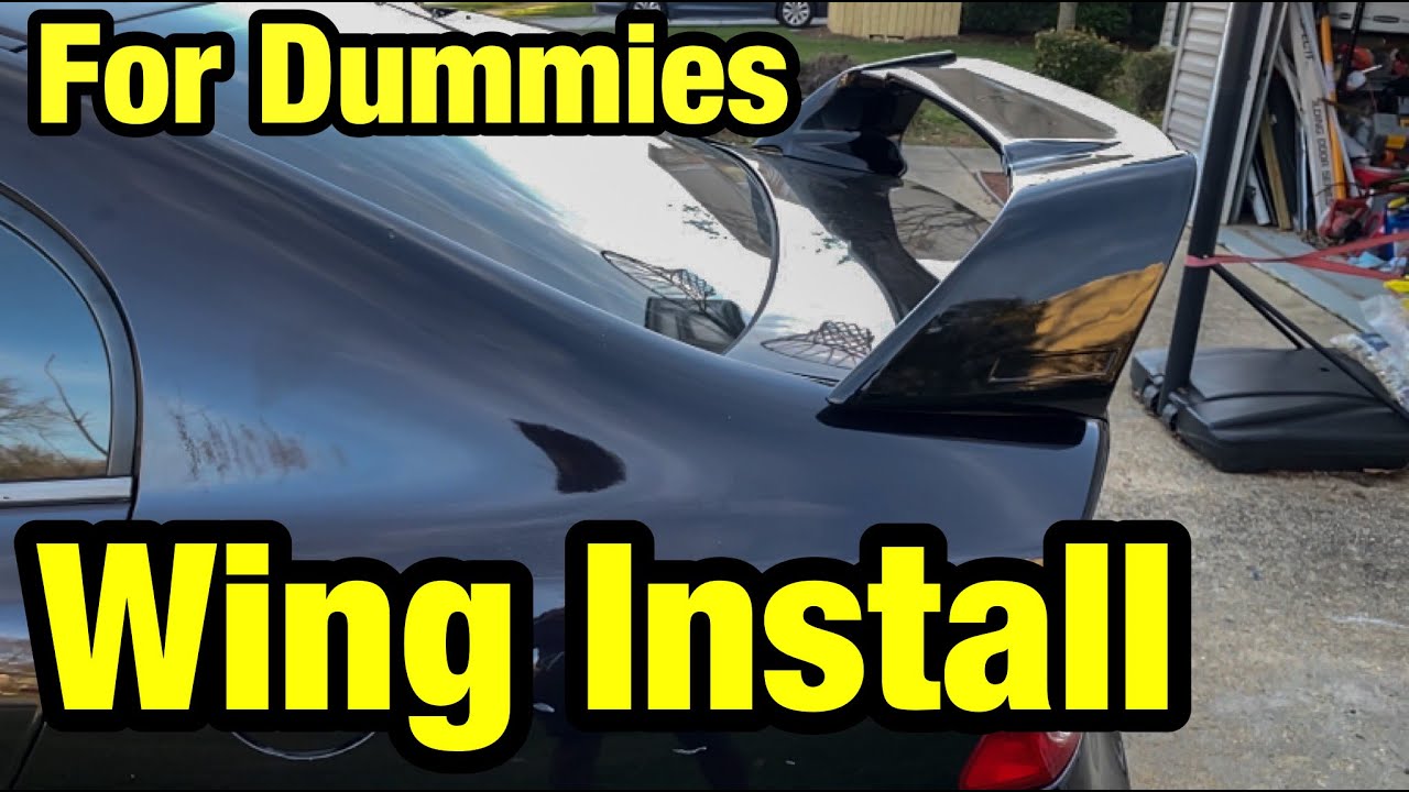 How To Install A Wing (EASY!!) - YouTube