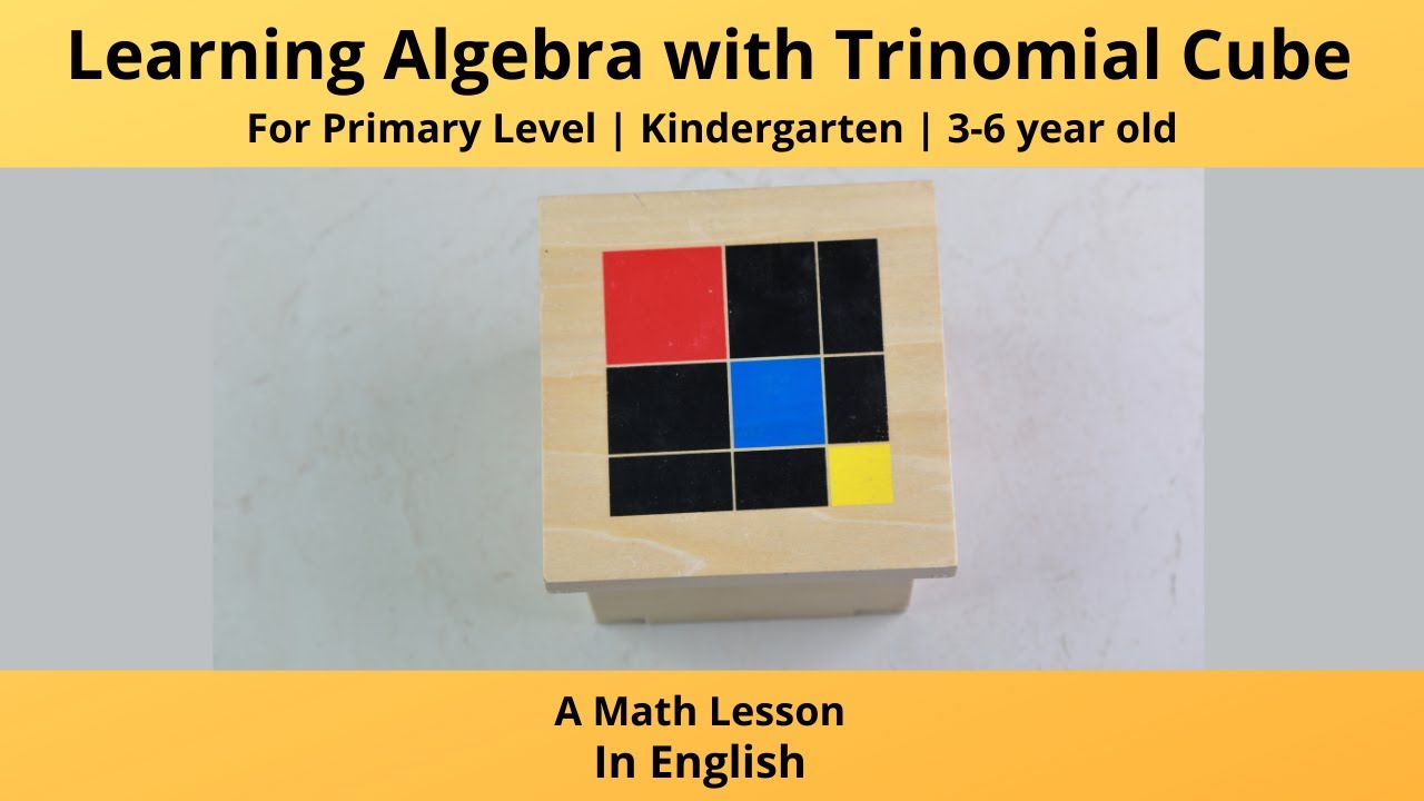 Learning Algebra with Trinomial Cube - A Math Lesson | Primary Level ...