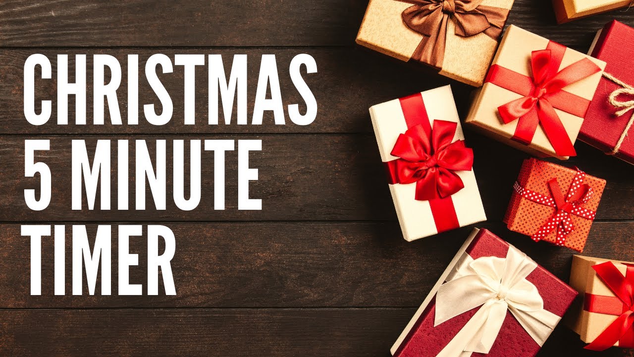 Christmas 5 Minute Timer with Relaxing Christmas Music - YouTube