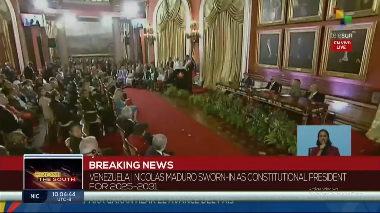 Special coverage, inauguration of Venezuelan President Nicolás Maduro ...