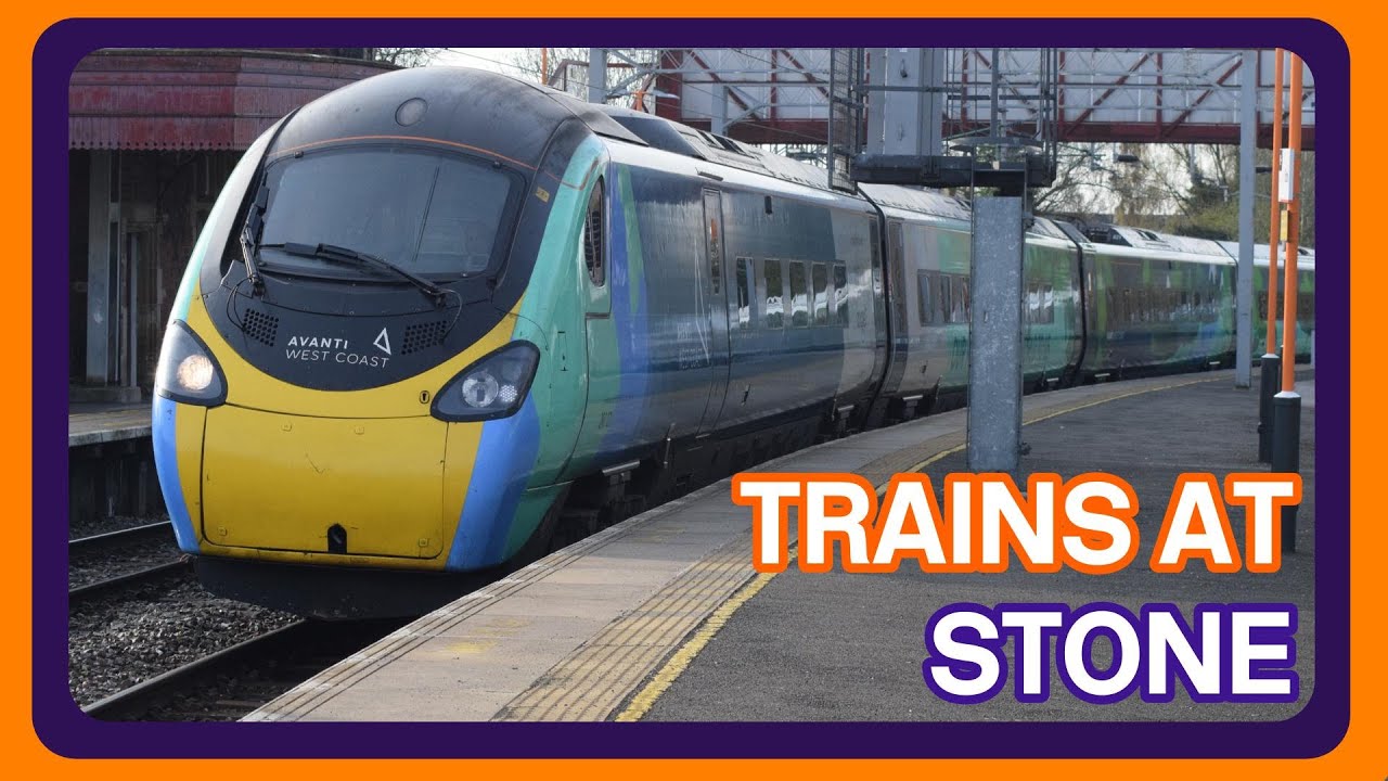 **WCML DIVERTS** Trains at Stone railway station (08/04/2023) - YouTube