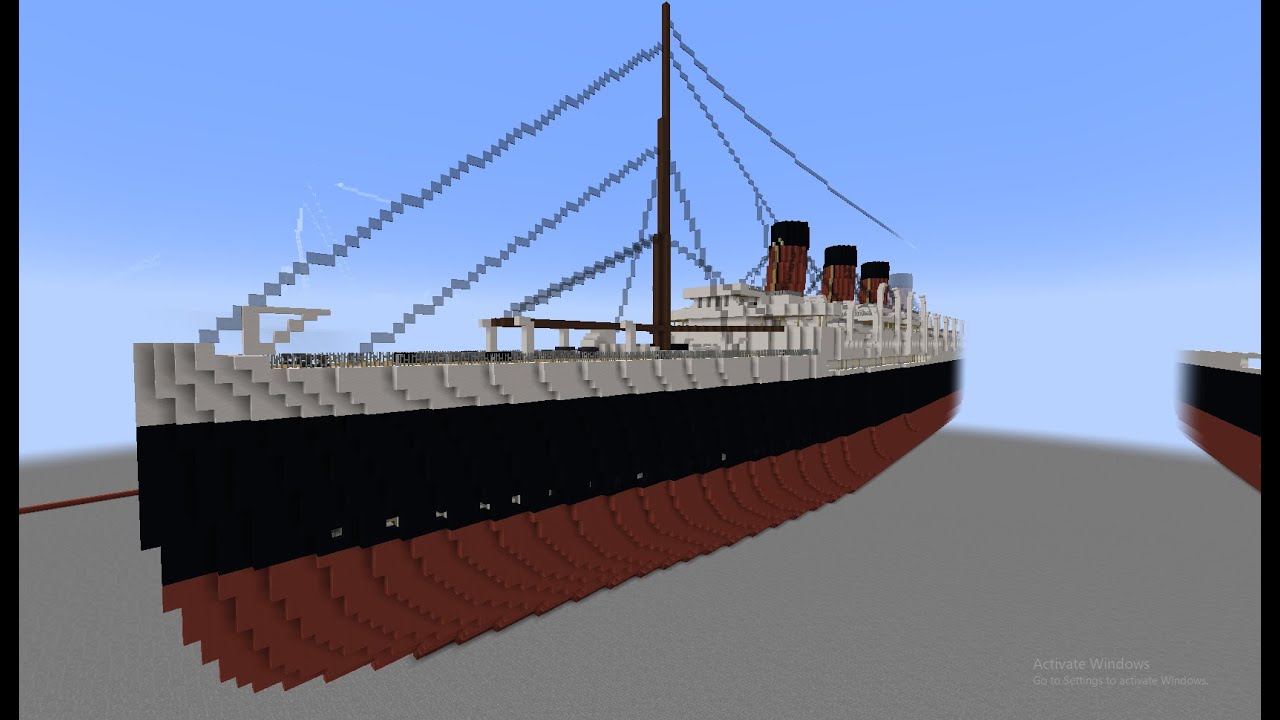 Minecraft SS France 1910 Interior Tutorial Part 12 - YouTube