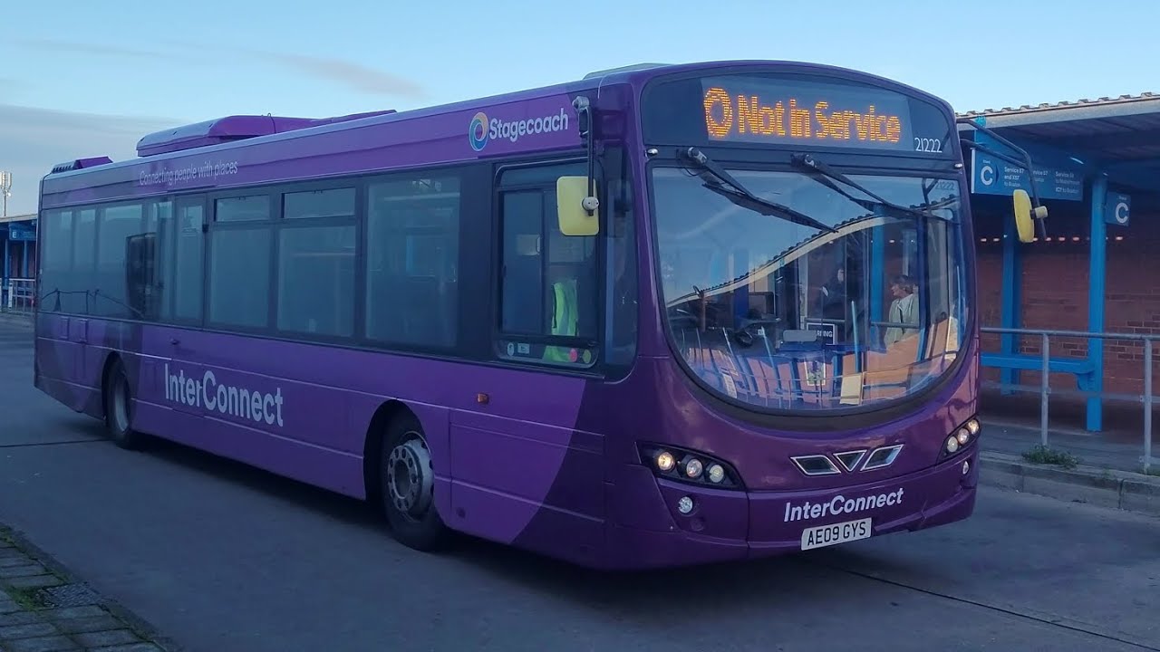 Stagecoach Skegness Volvos 21222 & Milly the Seasider arriving into ...