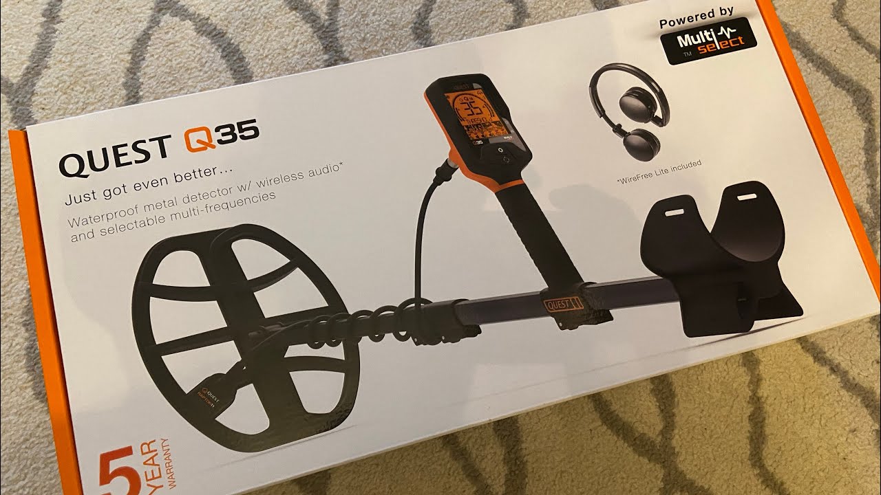 Der NEUE Quest Q35 Metalldetektor - Unboxing der neuen Quest Reihe zum ...