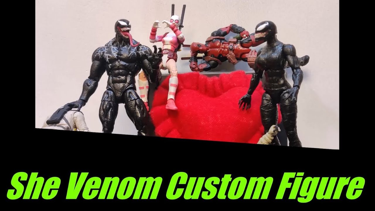 Custom Marvel legends She Venom Action Figure - YouTube