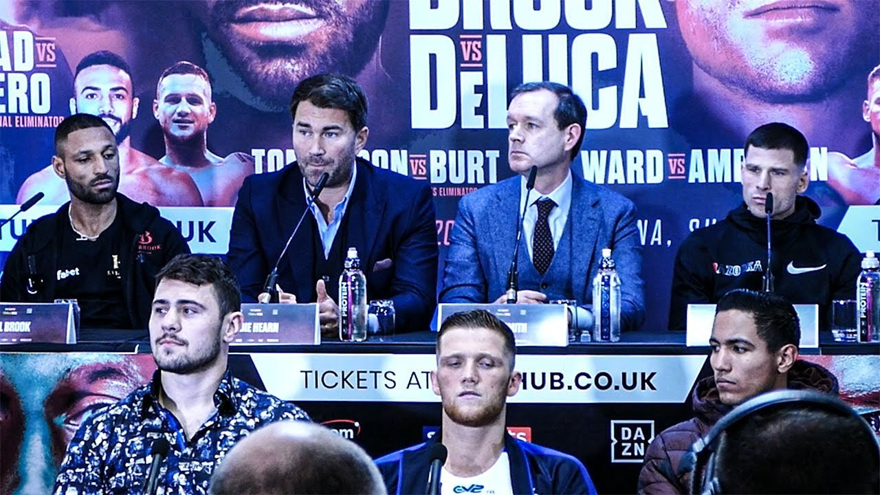 Kell Brook vs Mark DeLuca FULL PRESS CONFERENCE | Eddie Hearn Matchroom ...