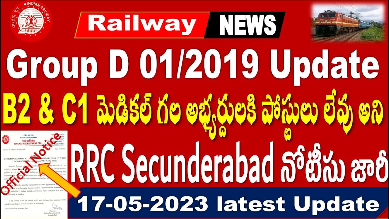 Railway Group D Related B2 & C1 Medical Standard related SCR Update For ...