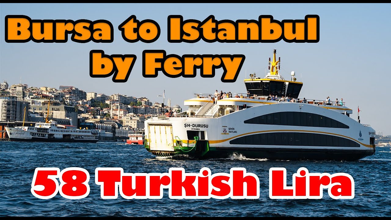 Bursa to Istanbul by IDO Ferry - Best Experience I BUSA TO ISTANBUL I ...